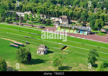 France, Oise, Compiegne, racecourse (aerial view Stock Photo - Alamy