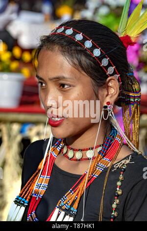 India, Arunachal Pradesh, Khonsa, the Chalo Loku festival of the Nokte ...