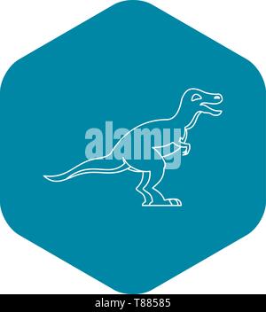 Theropod icon, outline style Stock Vector Image & Art - Alamy