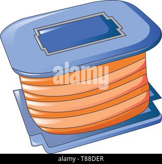 Jump coil icon. Cartoon of jump coil vector icon for web design ...