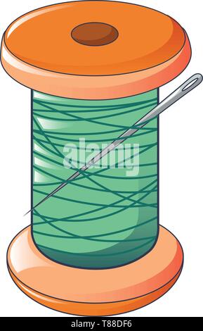 Coil of thread icon, cartoon style Stock Vector Image & Art - Alamy