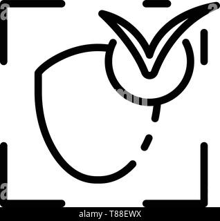 Face not recognized icon, outline style Stock Vector Image & Art - Alamy