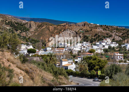 Town of Yator in La Alpujarra Granadina, Sierra Nevada, Spain Stock ...