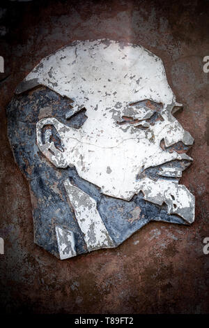 Statue of Lenin at the Chernobyl Exclusion Zone in Ukraine Stock Photo ...