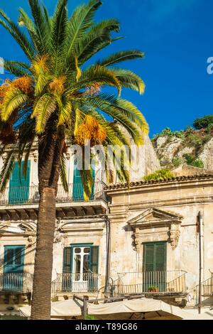 Italy, Sicily, Modica, UNESCO World Heritage site, Castle of the Counts ...