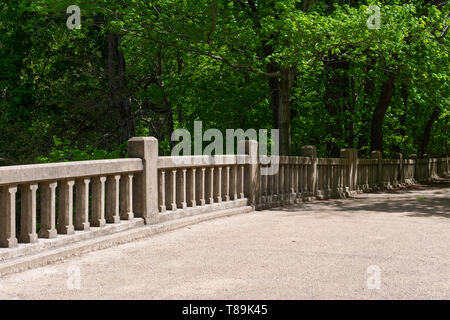 Vibrant Spring leaves in Matthiessen State Park, Illinois Stock Photo ...