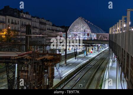 Saint Roch Railway Station or Train Station Montpellier France Stock ...