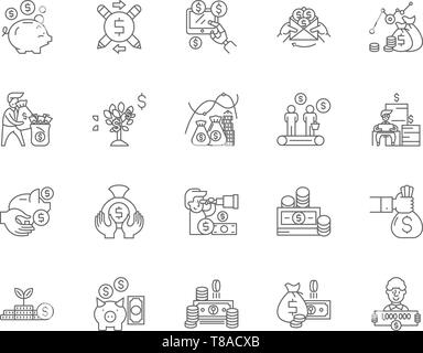 EMPLOYEE BENEFITS Concept with icons and signs Stock Vector Image & Art ...