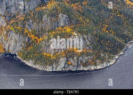 Statue of Notre-Dame-du Saguenay Stock Photo - Alamy