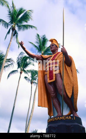 Original King Kamehameha I Statue, Kapaau, Big Island, Hawaii, USA ...