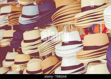 Hat shop in Chatuchak Market in Bangkok, Thailand Stock Photo - Alamy