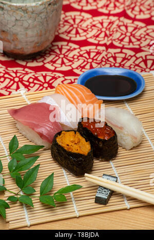 Traditional Japanese set lunch Stock Photo - Alamy