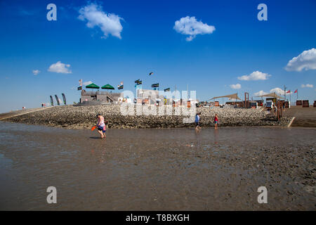 North sea,center,sports,Buesum,family,water,Sea,Wadden,over,beach,water ...