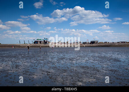 North sea,center,sports,Buesum,family,water,Sea,Wadden,over,beach,water ...