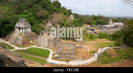 Palenque / Mexico - Mayan ruins - Panorama Stock Photo - Alamy