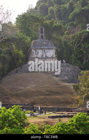 Palenque Mexico - Temple of the Sun, part of the Temple of the Cross ...