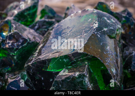 Erklez. lump glass for landscape design. Glass. Texture glass ...