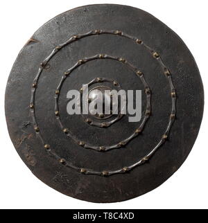 An Italian wooden round shield, 2nd half of 16th century Wooden round ...