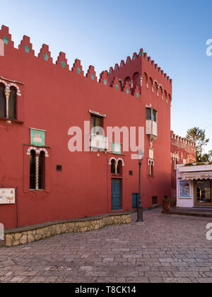 Casa Rossa, Capri Stock Photo - Alamy
