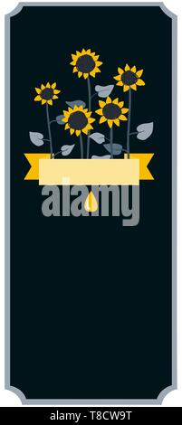 Sunflower logo. Flower farm. Sunflower oil Stock Vector Image & Art - Alamy