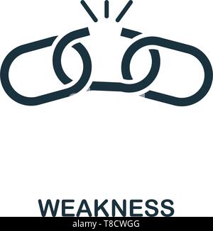 Business failure flat icons collection with thumb down falling from ...