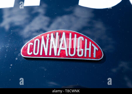 Connaught car badge / radiator grille logo / front insignia on a ...