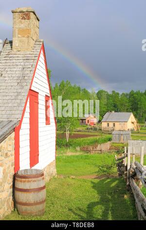The Historical Acadian Village New Brunswick Canada Stock Photo - Alamy