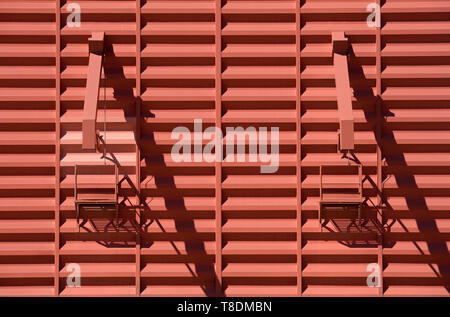 Grain Spouts & Metal Cladding of Grain Silo Agricultural Building or ...