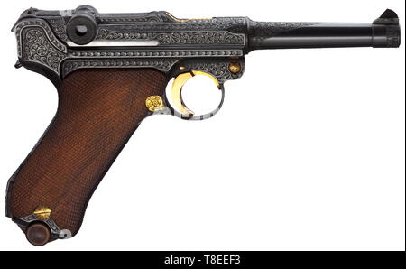 Gilded wooden mirror case in the form of an Ankh; from the tomb of King ...