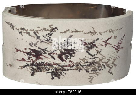 Adolf Hitler - various stamps and seals Round brass stamp with ...