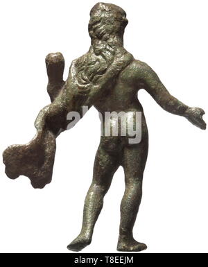 Statuette of Hercules - Bronze - 1st Century Stock Photo - Alamy