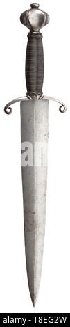A quillon dagger in the mid-16th century Italian manner. With pattern ...