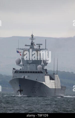 The Norwegian frigate KNM Otto Sverdrup at sea Stock Photo - Alamy