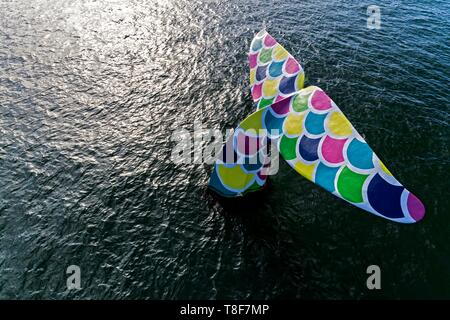 The Whale Tail sculpture by artist Emmanuel Janssens Casteels in the ...