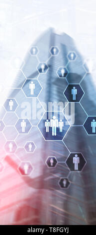 Vertical Panorama Banner. HR, Human Resources, Recruitment ...