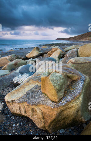 Glen Mooar Beach, Kirk Michael, Isle of Man Stock Photo - Alamy