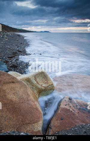 Glen Mooar Beach, Kirk Michael, Isle of Man Stock Photo - Alamy