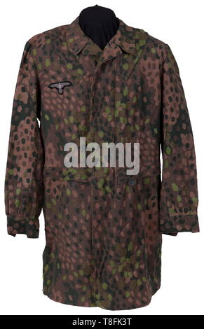 An SS paratrooper's smock, pea-dot camouflage pattern Cotton cloth ...
