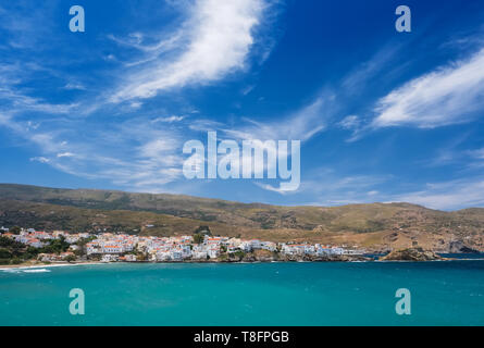 Chora (Hora) village at Andros island, Cyclades, Greece Stock Photo - Alamy