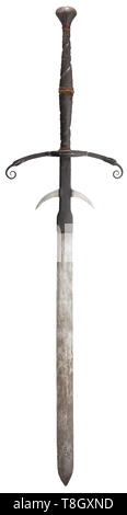 A Styrian sword, circa 1600. Double-edged blade of lenticular section ...