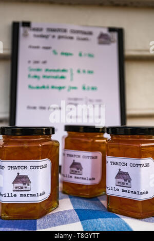 Home made jam for sale outside someone's house with honesty box ...