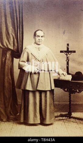 A portrait of San Antonio María Claret, displayed at the Museo Nacional ...