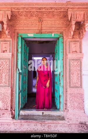 India, Rajasthan, Osiyan (or Osian), gateway to the Thar desert ...