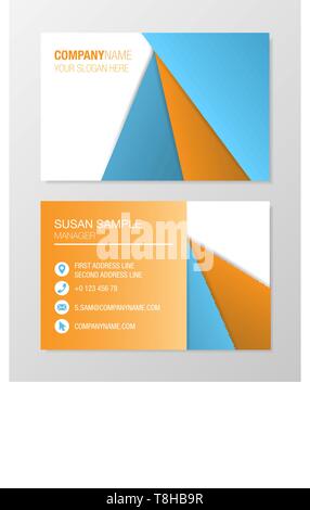 Creative business card design. Abstract business card elegant design ...