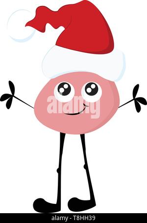 Cute alien character with long legs and arms vector illustration ...