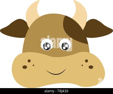 animal farm cattle livestock fat cows head milk beef cute smile mascot ...