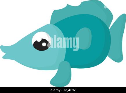 Baby Blue Fish Clip Art