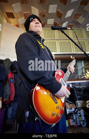 Music band Brutto performing in a recording studio Stock Photo - Alamy