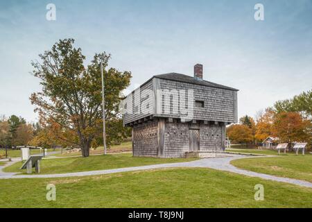 Blockhouse Fort, St. Andrew's, New Brunswick, Canada Stock Photo - Alamy