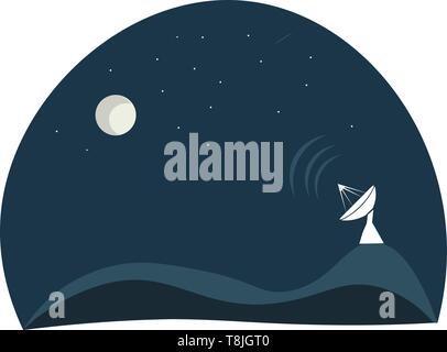 drawing antenna transmission communication signal symbol Stock Vector ...